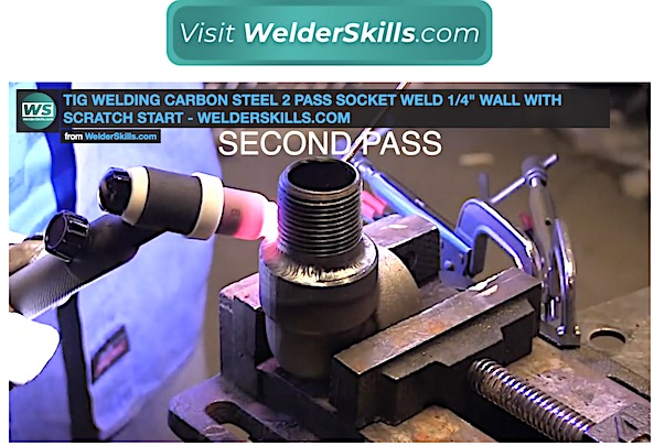 Scratch Start 2 pass Socket Weld Settings