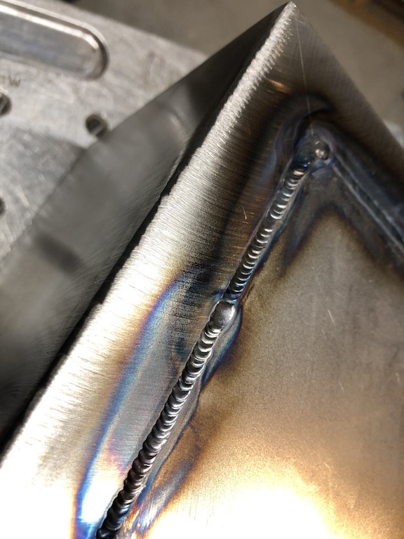 TIG Welding 18ga Cold Rolled Lap Joint