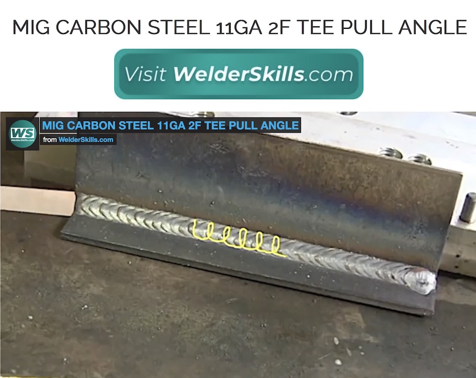 Mig Welding Carbon Steel 11ga 2f tee settings