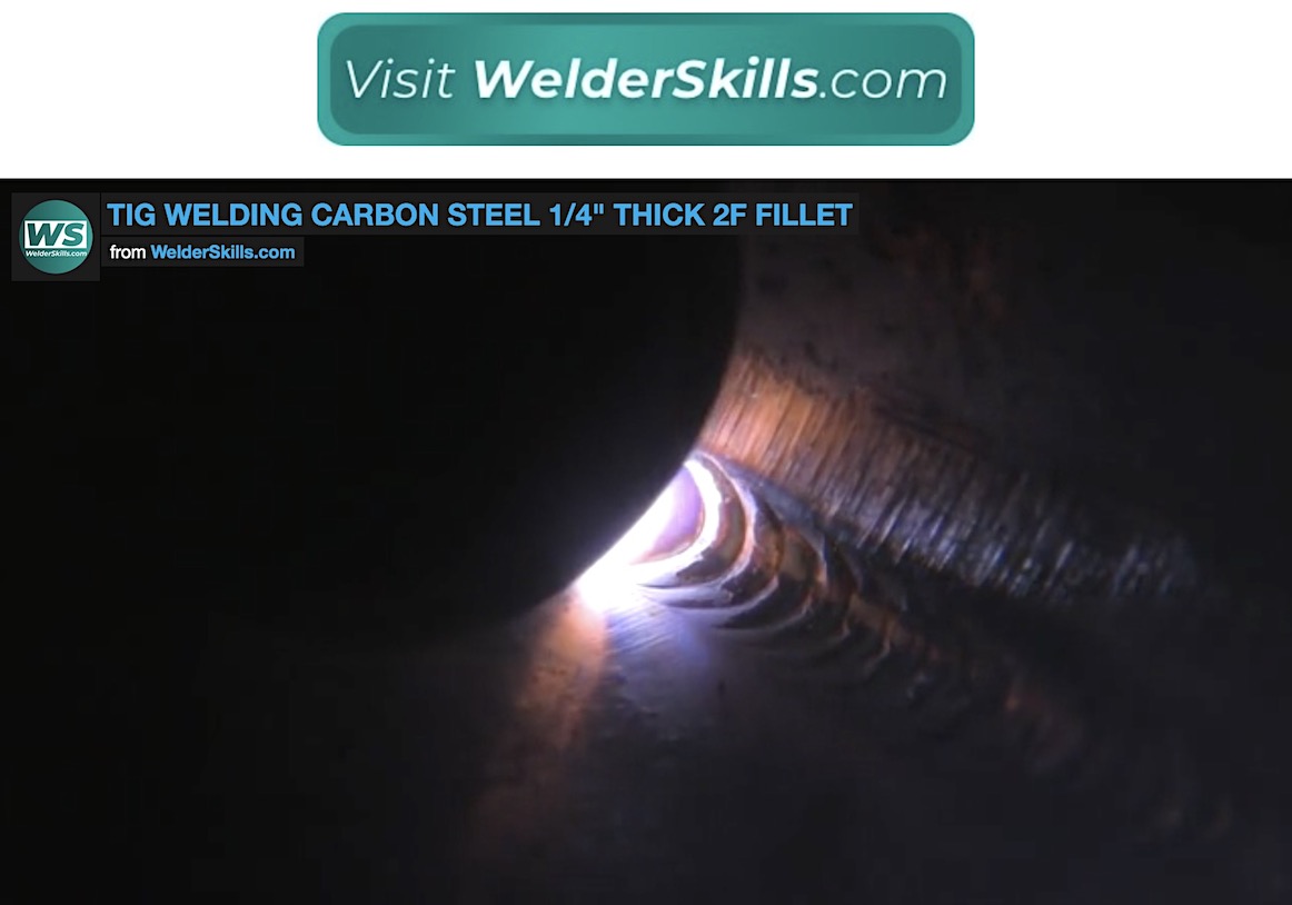 Tig Welding Carbon Steel 2f fillet 12 cup tube to plate settings
