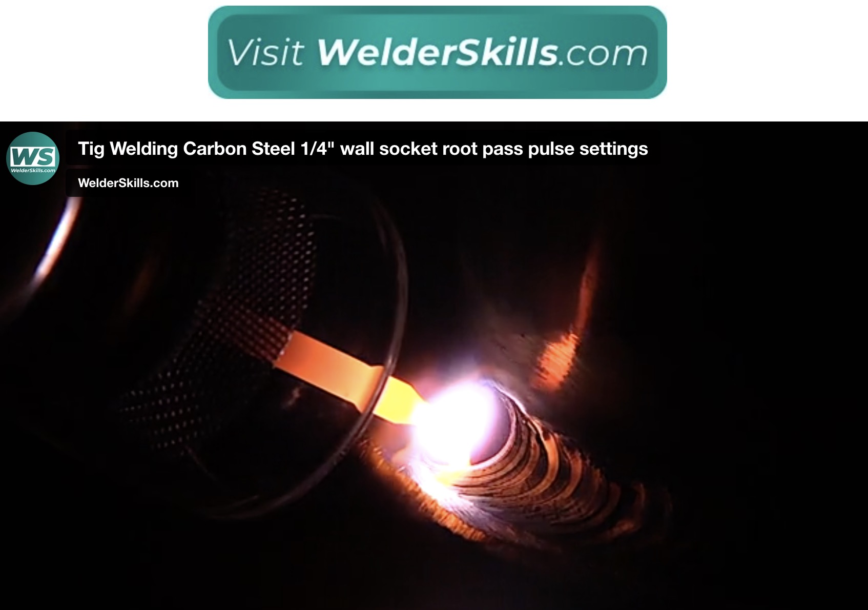 Tig Welding Carbon Steel 14 Wall Socket Root Pass Pulse Settings