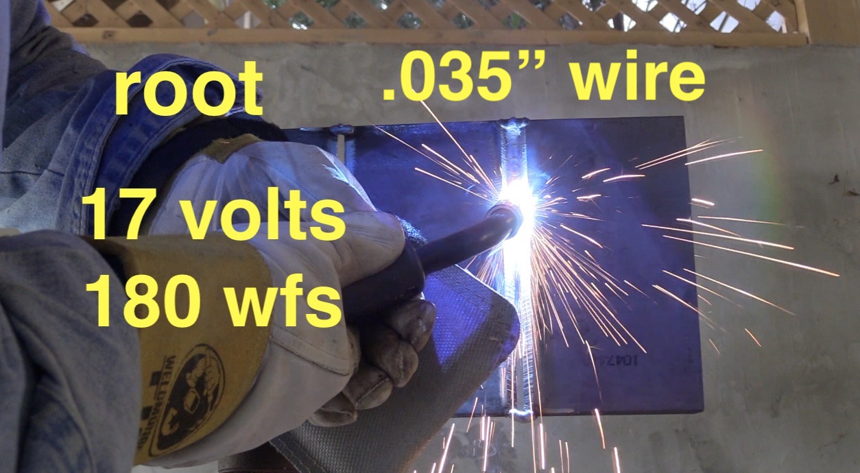 GMAW-S 3G Test plate